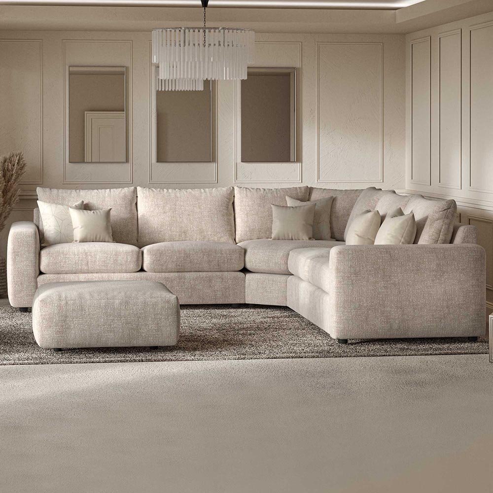 Chianti 3 Seater Standard Back Sofa Fabric C - Meubles