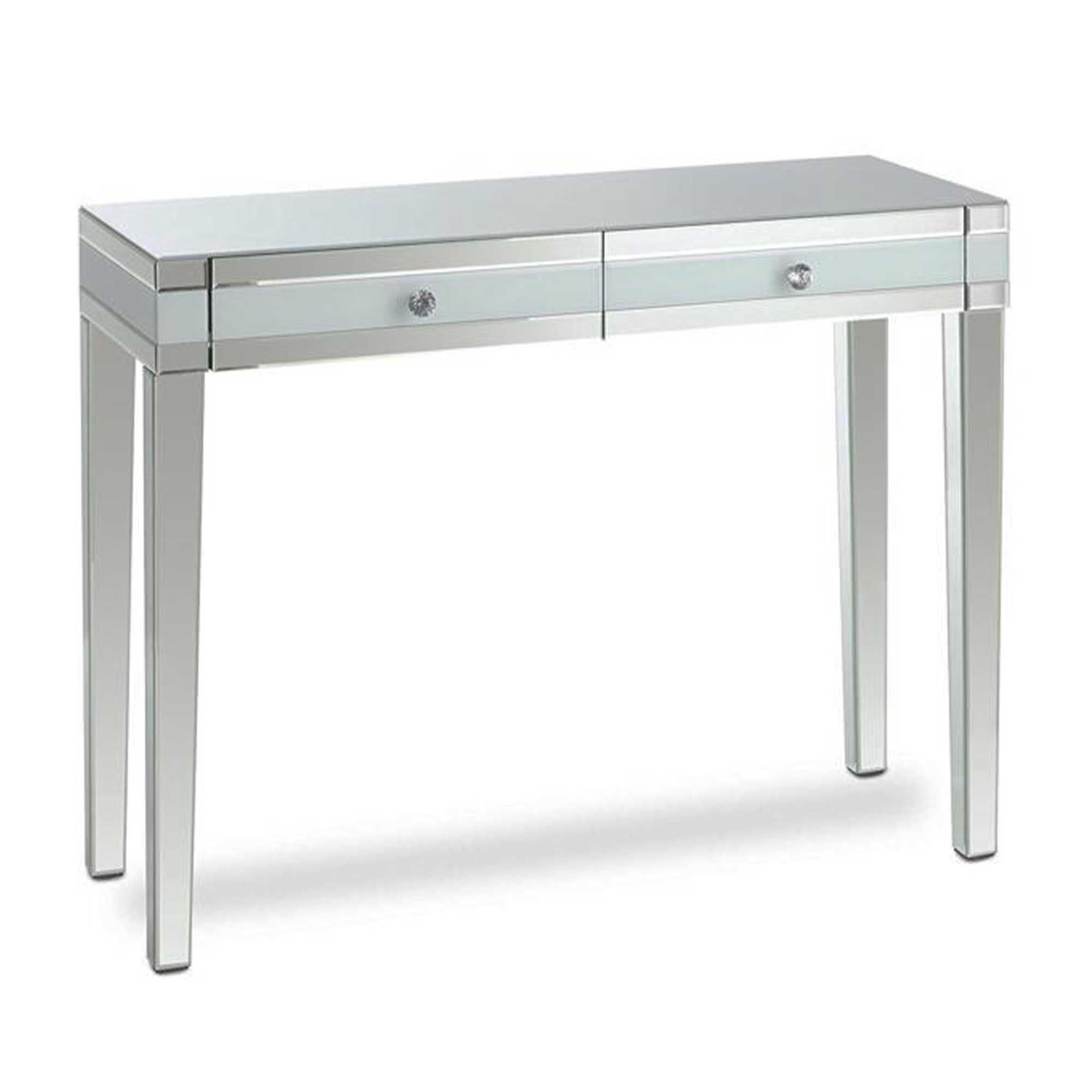 Liberty 2 Drawer Dressing Table Silver - Meubles