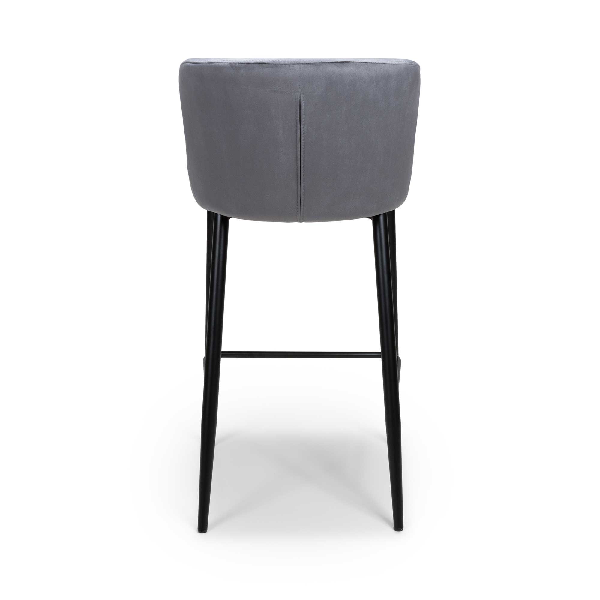 Malmo High Bar Stool Fabric Mulberry - Meubles