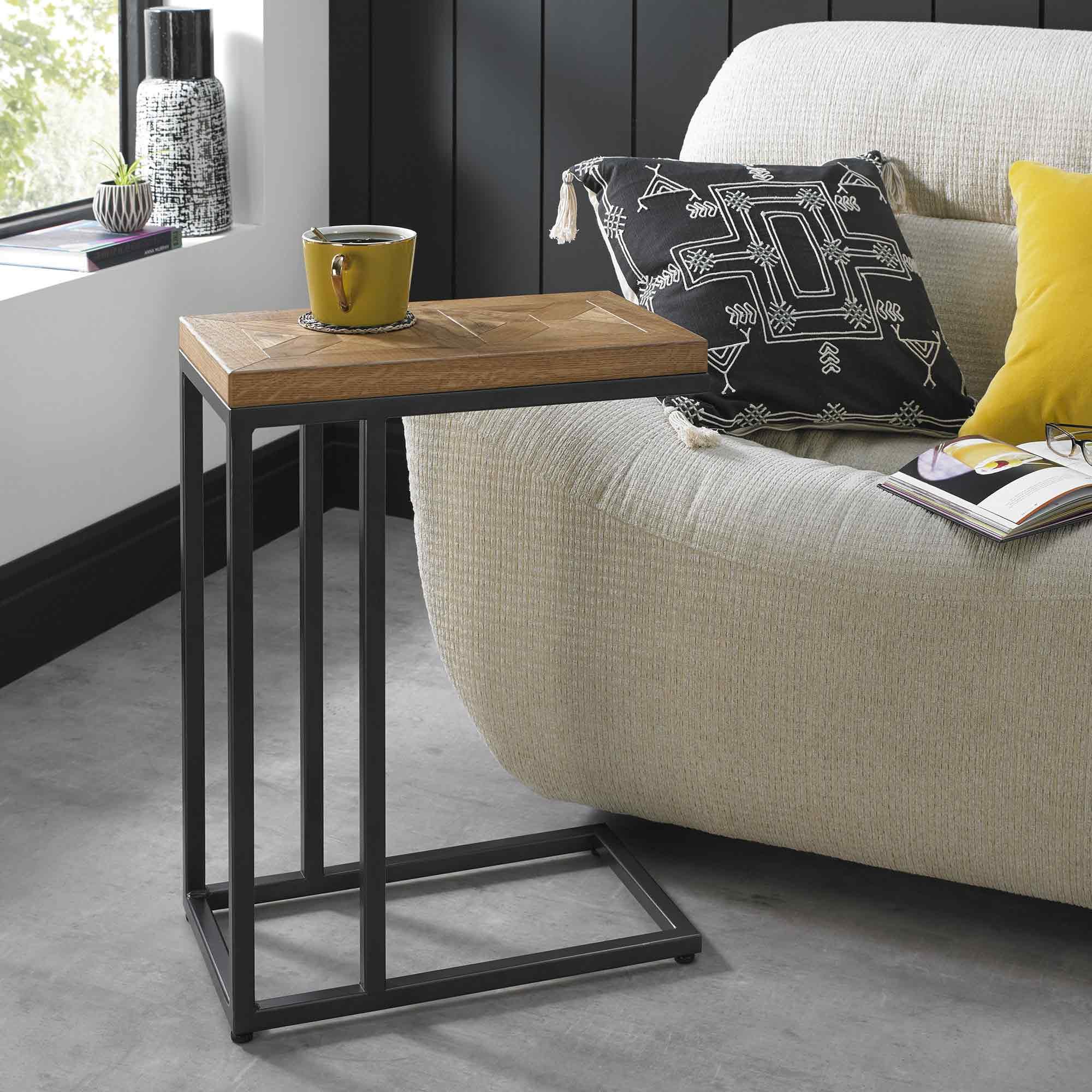 Khan Sofa/Side Table Rustic Oak - Meubles