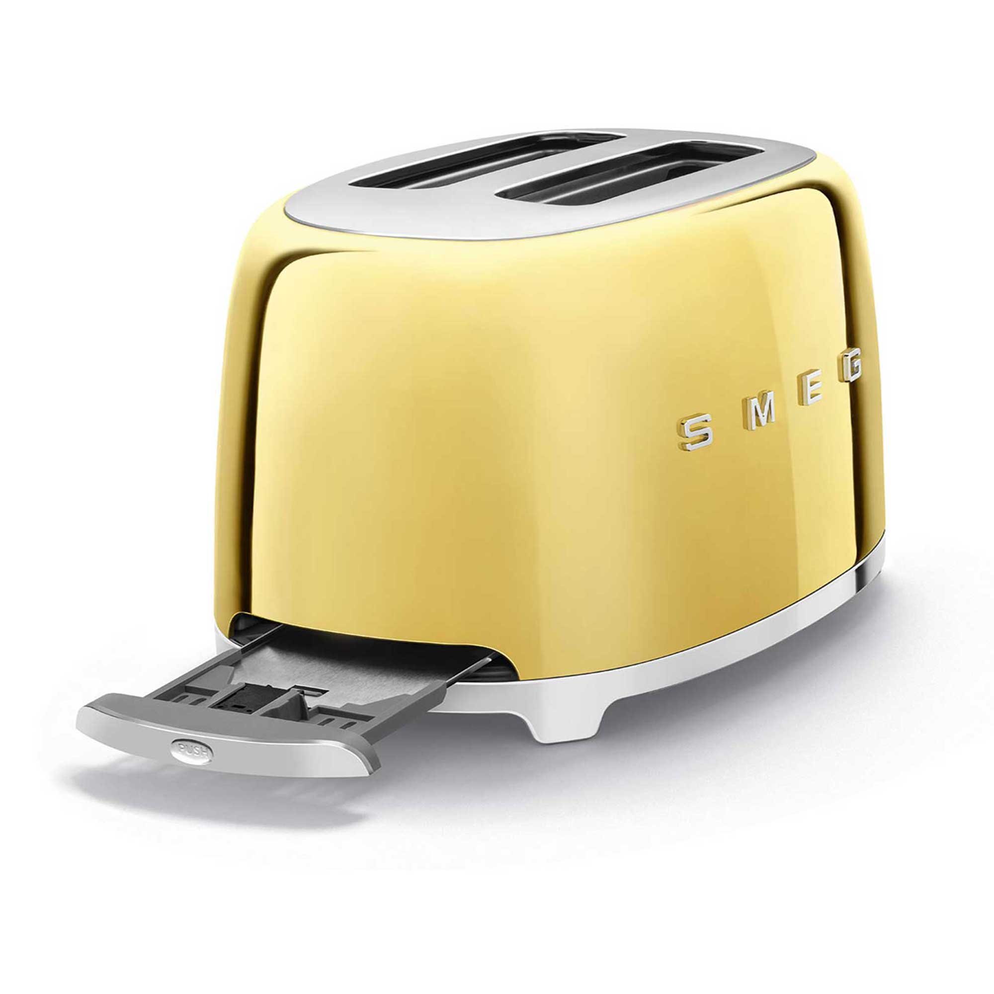 SMEG 2 Slice Toaster Rose Gold - Meubles
