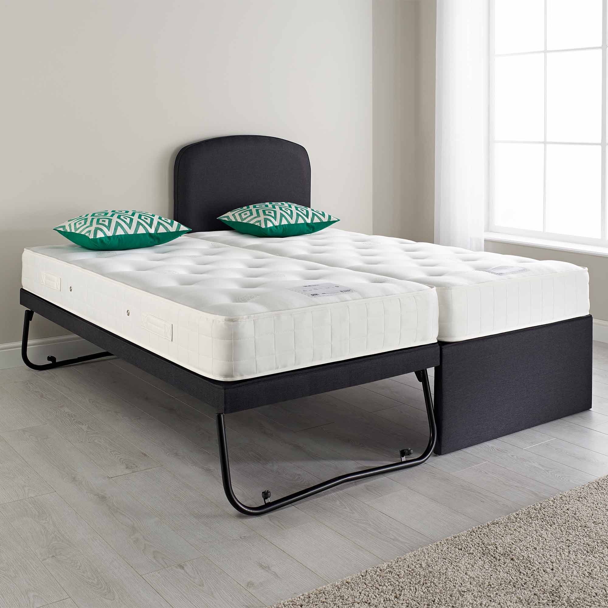 Relyon June Single (90cm) Guest Bed With Pocket Sprung Mattresses Fabr ...