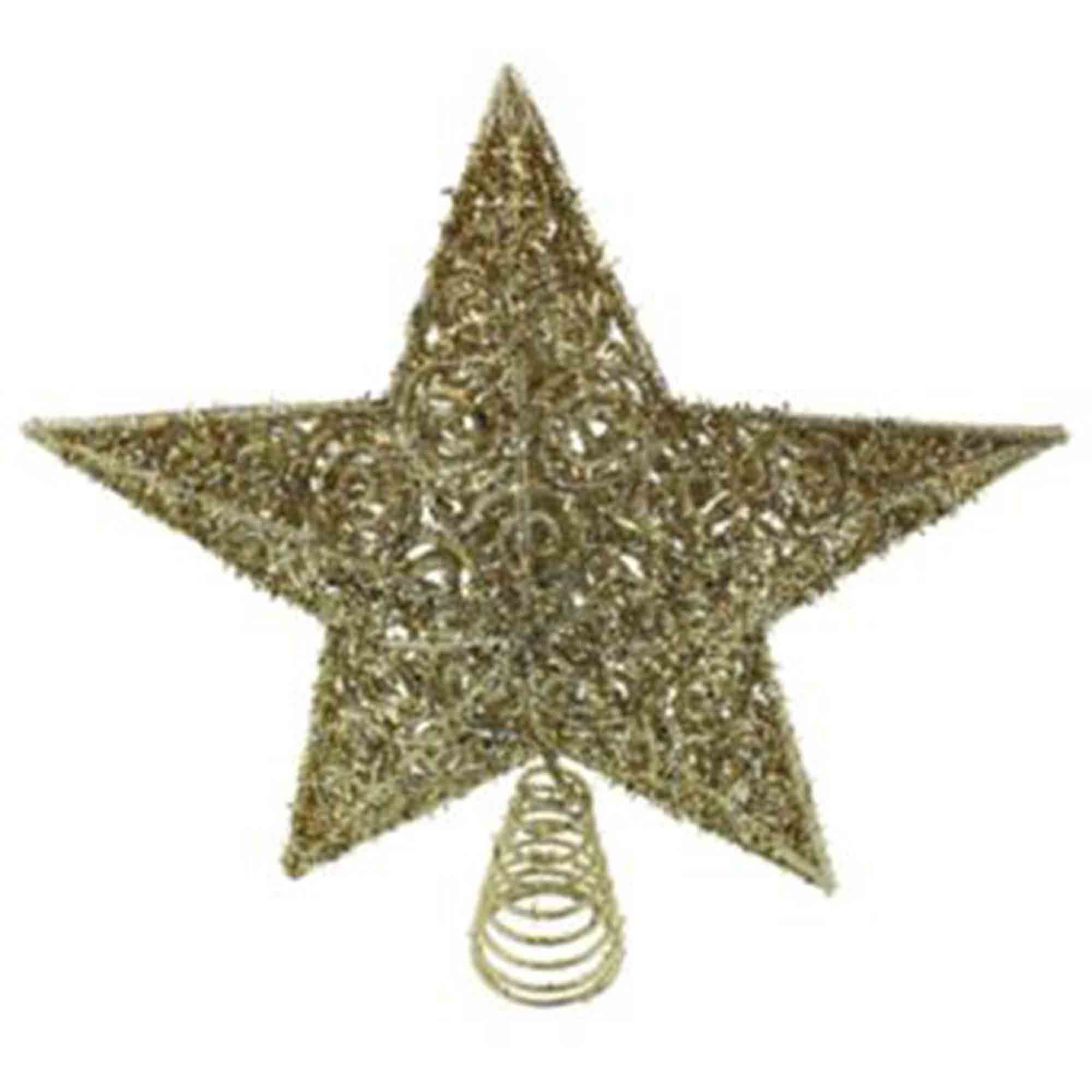 Star Tree Topper Champagne 30cm - Meubles