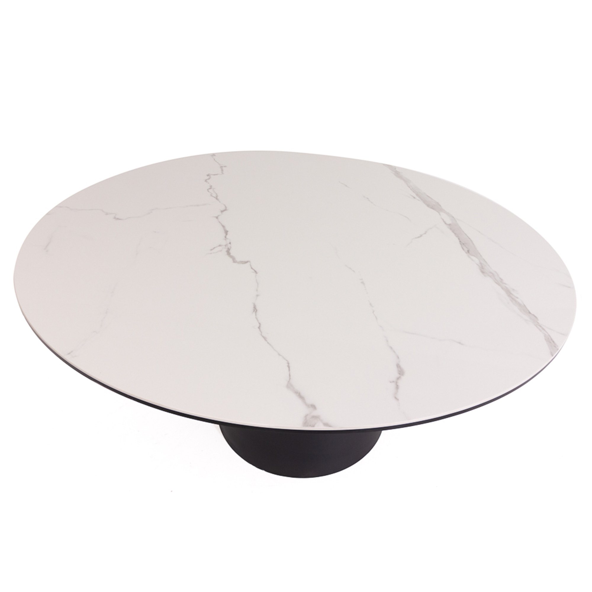 Giotto 6-8 Person Round Dining Table White - Meubles