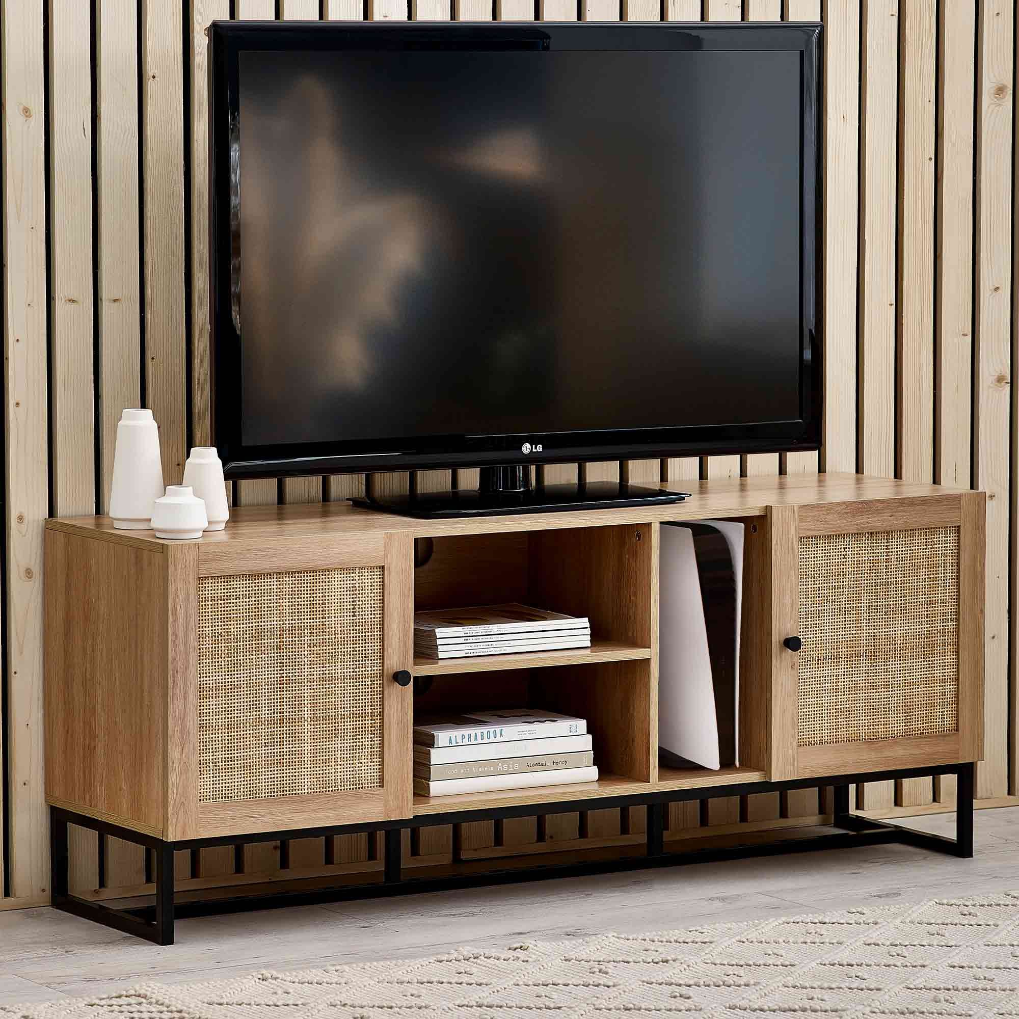 Calia TV/Entertainment Unit Black - Meubles
