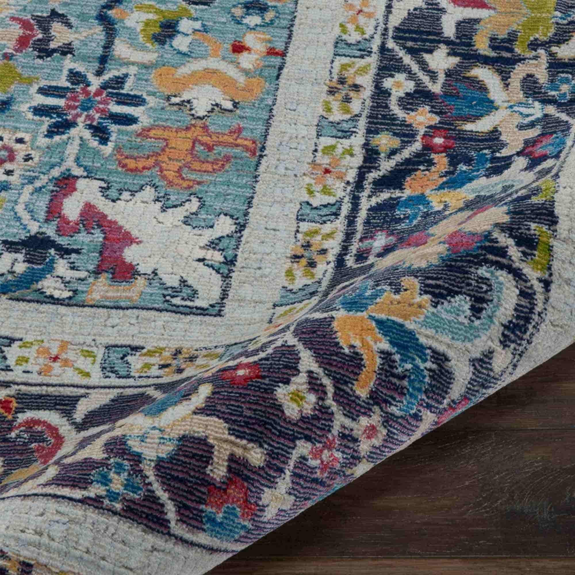 Ankara Global 14 Rug 160cm x 229cm Teal & Multicoloured - Meubles