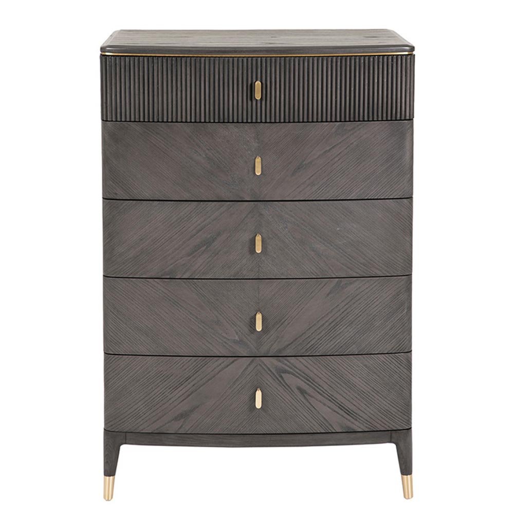 Darcy 5 Drawer Tallboy Stone - Meubles