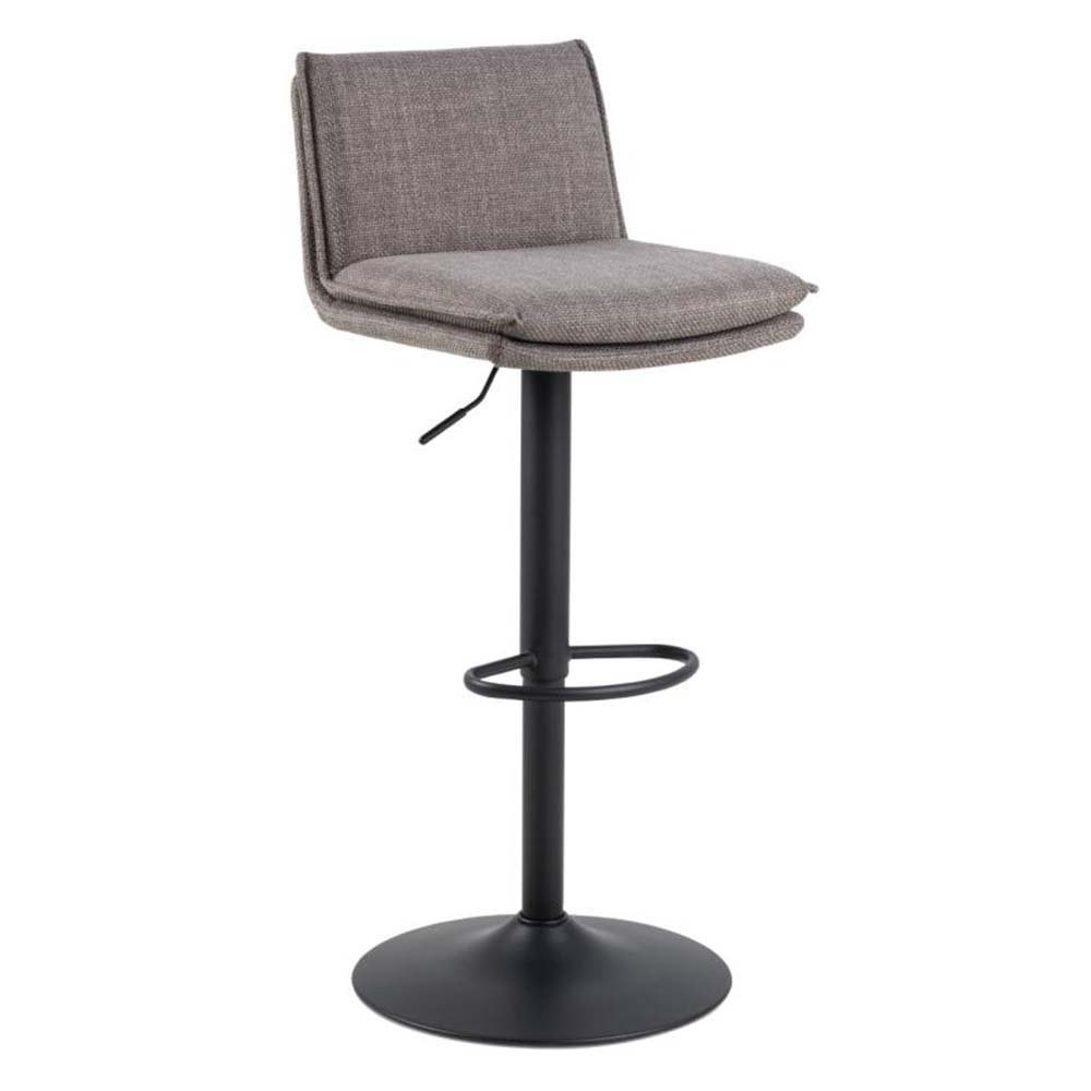 Flynn High/Low Gas Lift Bar Stool Fabric Grey - Meubles