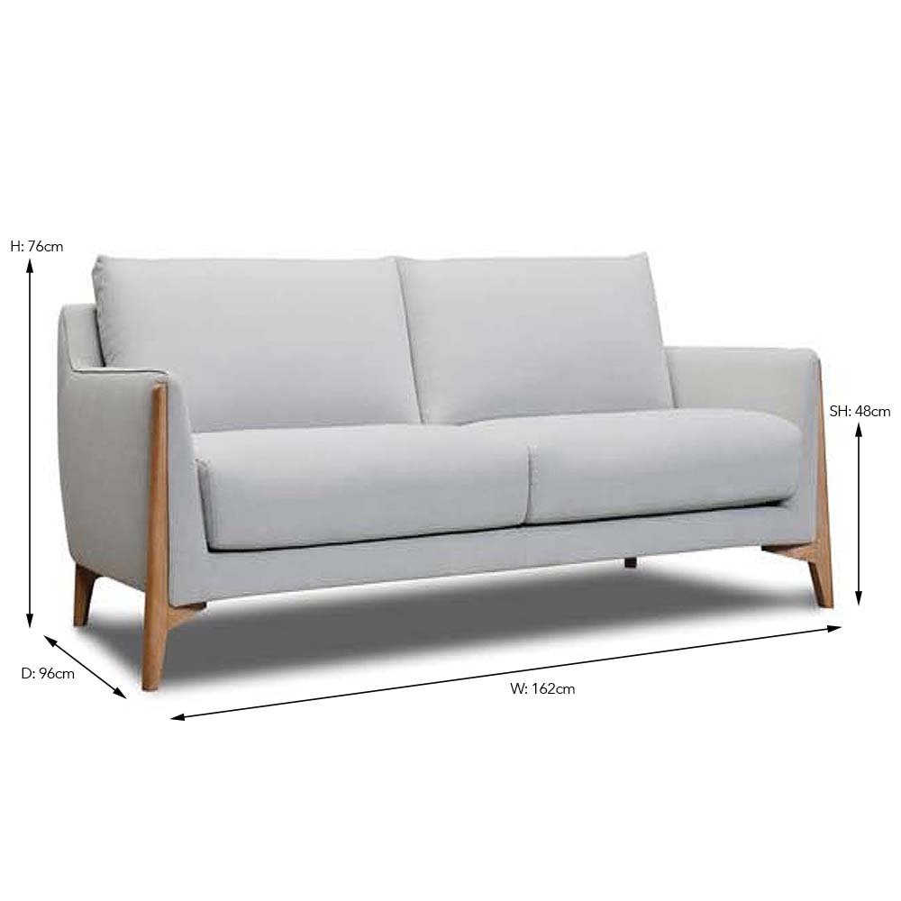 Almere 2 Seater Sofa Fabric 30 - Meubles