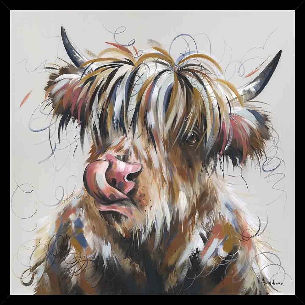 Artko Chewing Things Over 84.5cm x 84.5cm Picture By Ashley Saunders W ...