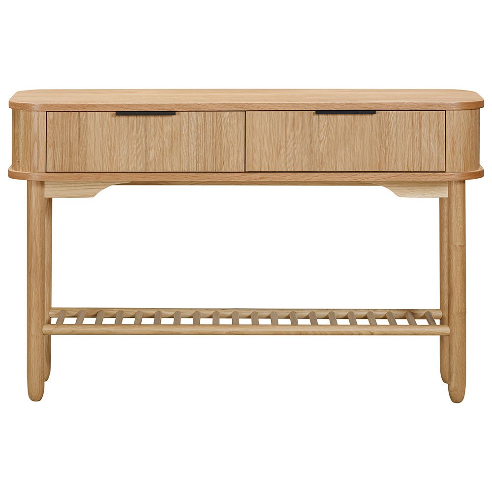 Vincent 2 Drawer Console Table Oak - Meubles