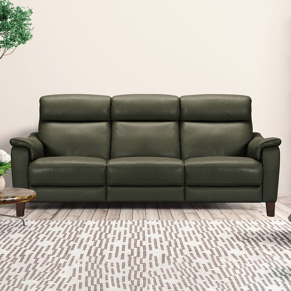 Selva 3 Seater Sofa Electric Reclining Leather Category 15(S) - Meubles