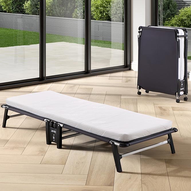JAY-BE HE70 Hideaway Single Folding Guest Bed With e-Fibre Mattress ...