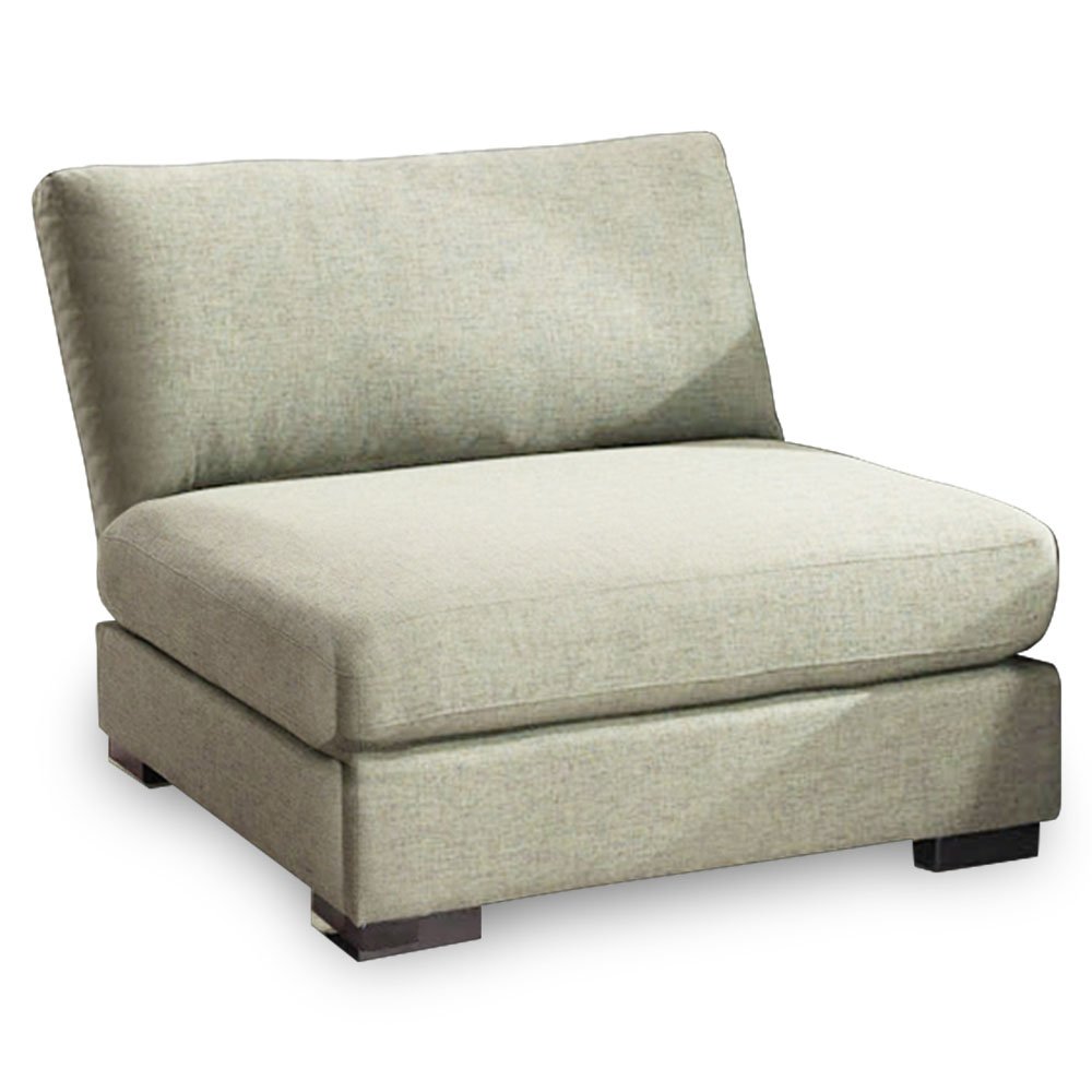 Gabriella 1 Seater No Arms Fabric Beige - Meubles