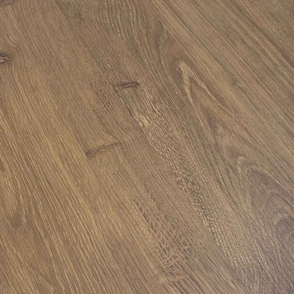 Boston 2 Person Round Dining Table Smoked Oak - Meubles