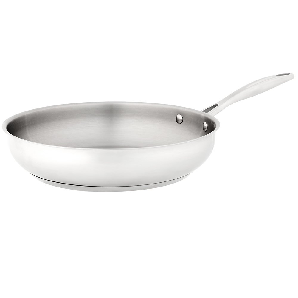 Stellar Profile Uncoated Stainless Steel Frying Pan 28cm - Meubles