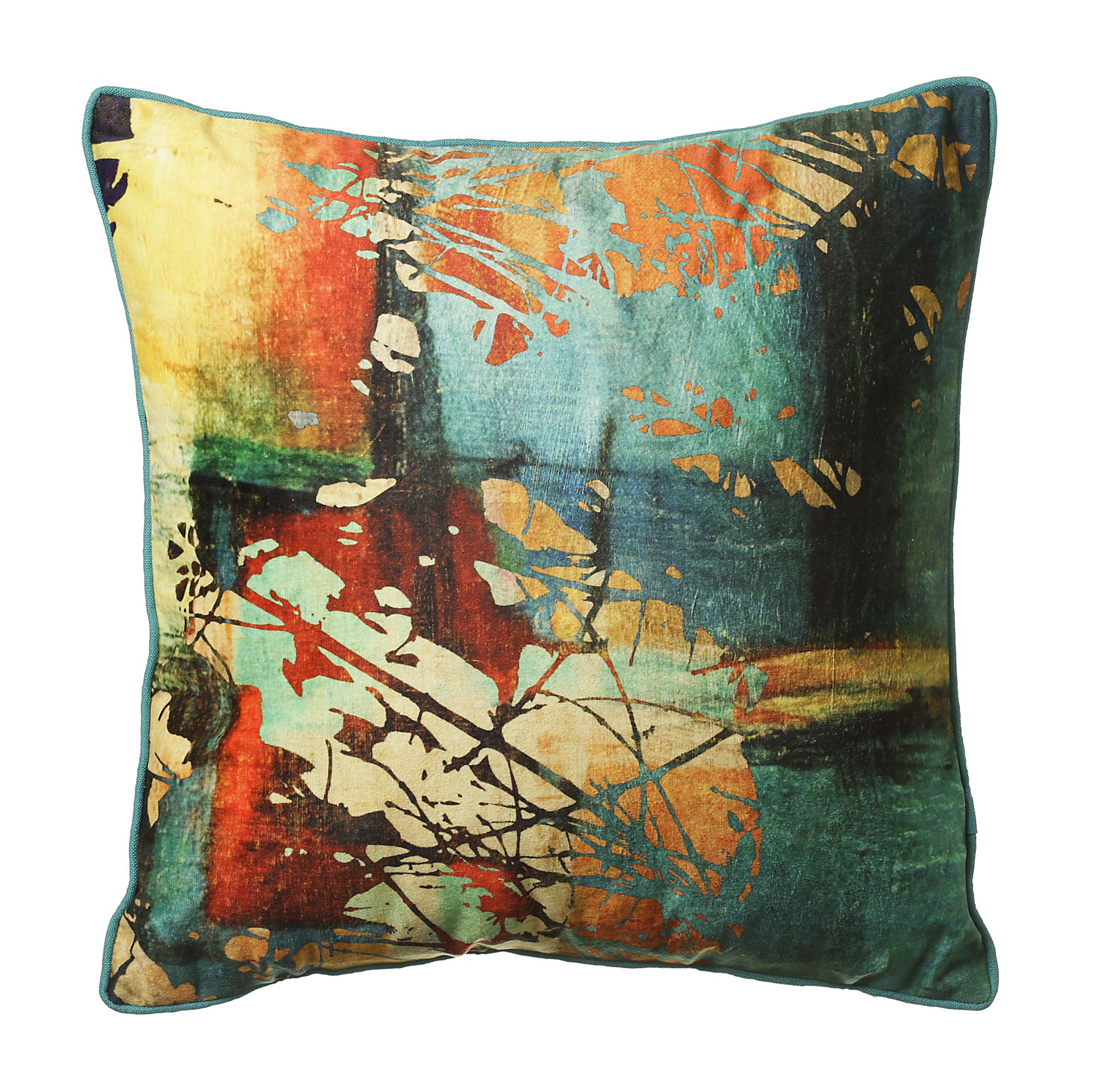 Scatterbox Scatter Box Impressions Teal/Green Cushion - Cushions - Meubles