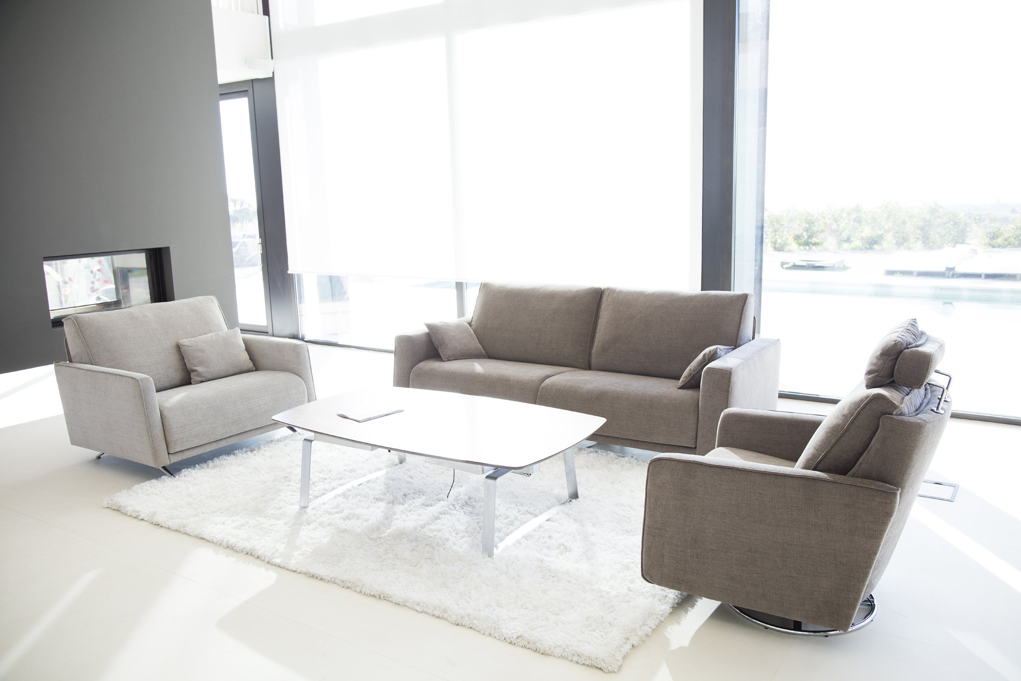 Fama Boston 3 Seater Sofa Fabric 6 - Meubles