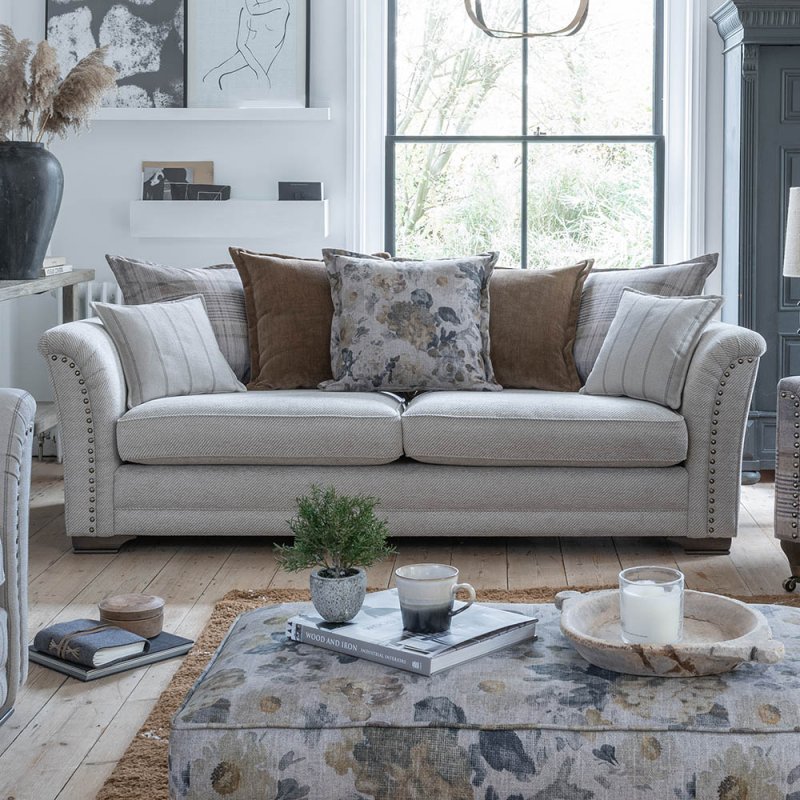 4 seater scatter back sofa store